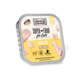 Mac's MAC's Nassfutter Katze Adult Huhn pur 32x100 g