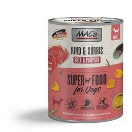 Mac's MAC's Nassfutter Hund Adult Rind und K&uuml;rbis 6x800 g