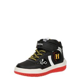 Geox Sneaker 'BUZZERLIGHT' Jungen Gr&ouml;&szlig;e 37 dunkelgelb / rot / schwarz / wei&szlig;