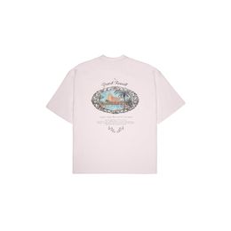 Prohibited T-Shirt 'Grand Pool' Herren Gr&ouml;&szlig;e XS himmelblau / hellorange / ros&eacute; / schwarz