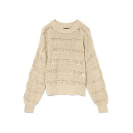 V&eacute;ro Moda Vero Moda Pullover 'VMLONA' Damen Gr&ouml;&szlig;e XS beige