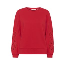 Cream Sweatshirt 'Josie' Damen Gr&ouml;&szlig;e M rot