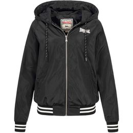 Lonsdale &Uuml;bergangsjacke Damen Gr&ouml;&szlig;e L schwarz / wei&szlig;