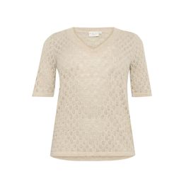 Kaffe Curve Pullover 'Loura' Damen Gr&ouml;&szlig;e M hellbeige
