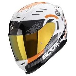 Scorpion Exo-520 Evo Air Titan Weiss / Orange M
