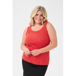 Kaffe Curve Top 'KCCarina' Damen Gr&ouml;&szlig;e XL rot