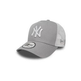 New Era Mütze Herren Größe 55/60 hellgrau / weiß