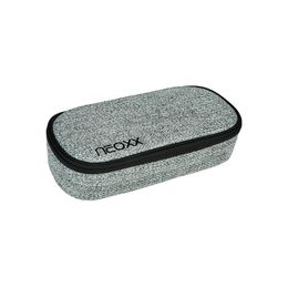 neoxx Schlamperetui "Wool the World" in Grau - (L)22,5 x (B)10,5 x (H)5,5 cm - 14% | Federmaeppchen