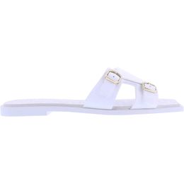 Santoni Slipper & Pantoletten - Dames Santoni Slipper Sandal - Gr. 37 (EU) - in Wei&szlig; - f&uuml;r Damen