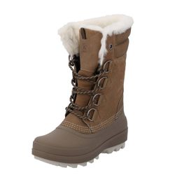 Kamik Schn&uuml;rstiefel 'WK2429C-FOS LAUREN' Damen Gr&ouml;&szlig;e 42 braun / mokka / wei&szlig; Winterschuhe