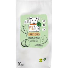 Trockenfutter Hund mit Kartoffel, Erbse & Favabohne, Farmers Crunch, vegan VegDog