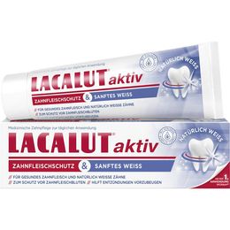 Lacalut Zahnpasta aktiv Zahnfleischschutz & Sanftes Weiss