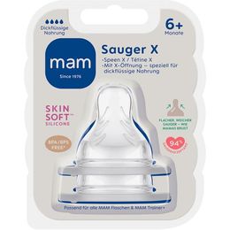 Trinksauger Silikon, Gr. X, ab 6 Monaten MAM