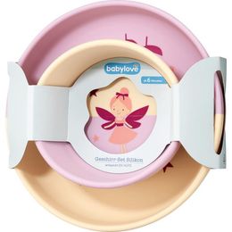 Geschirr-Set Silikon Fee 2tlg babylove