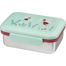 Brotdose Edelstahl mint/braun babylove