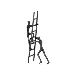 Gilde Skulptur "Teamwork" in Braun - H. 23,5 cm - B. 12 cm | Gr.: onesize