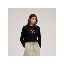 Santa Cruz Longsleeve "Asp Serpent LS T-Shirt" in Schwarz | Gr.: 10