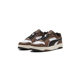 Puma Leder-Sneakers "RBD Break" in Wei&szlig;/ Braun | Gr.: 42,5