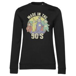 Teletubbies Pullover "Made In The 90s Girly Sweatshirt" in Schwarz | Gr.: XL