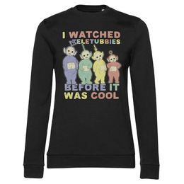 Teletubbies Pullover "I Watched Before It Was Cool Girly Sweatshirt" in Schwarz | Gr.: XL