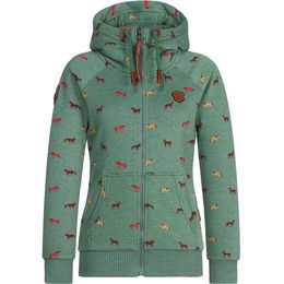 Naketano Sweatjacke "Brazzo" in Grün | Gr.: XL