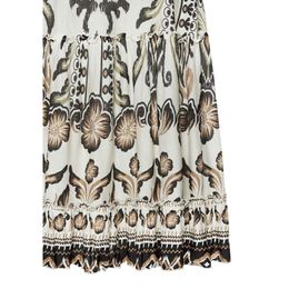 Buffalo Volantkleid in sand-khaki bedruckt | Gr.: 38