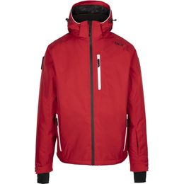 DLX Regenjacke "Graham Ski Jacket" in Rot | Gr.: M