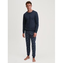 Calida Pyjama in dark sapphire | Gr.: XL