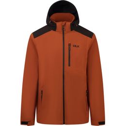 DLX Softshelljacke "Durand Softshell Jacket" in Orange | Gr.: 3XL