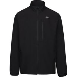 Trespass Regenjacke "Filmford Adventure Jacket (Packaway)" in Schwarz | Gr.: S