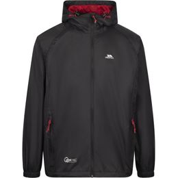 Trespass Regenjacke "Qikpac Jacket Packaway Jacket" in Schwarz | Gr.: M