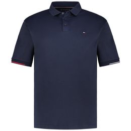 Große Größen Tommy Hilfiger Poloshirt aus Baumwoll-Jersey Farbe marine Größe: 4XL