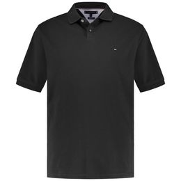 Große Größen Tommy Hilfiger Poloshirt mit Elasthan Farbe schwarz Größe: 3XL