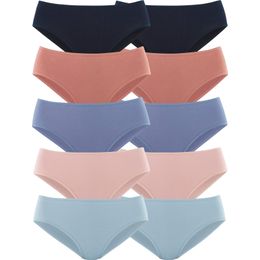 petite fleur by Lascana Damen Jazz-Pants Slips, orange, Gr&ouml;&szlig;e 40/42