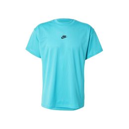 Nike Sportswear T-Shirt Herren Größe M azur / schwarz