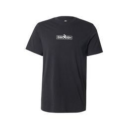 Nike Sportswear T-Shirt 'CLUB' Herren Größe L schwarz / weiß