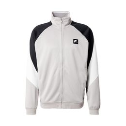 Nike Sportswear Sweatjacke 'AIR' Herren Gr&ouml;&szlig;e S hellgrau / schwarz / wei&szlig;