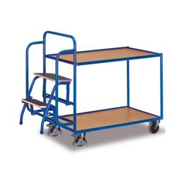 Cordes Kommissionierwagen, 2 Böden, Lagerwagen, 250kg Traglast