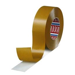 Tesa Doppelseitiges Klebeband, 25mm, weiß, stark, 50m Rolle