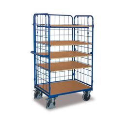 Cordes Paket-Dreiwandwagen hoch mit 5 Böden 500 kg Traglast Typ M + EasySTOP