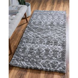 MyFlair MÖBEL & ACCESSOIRES Hochflor-Läufer »Temara Shag, LAGERRÄUMUNG!« rechteckig 51 mm Höhe Teppich-Läufer, gewebt, Scandi Design, ideal im Flur...