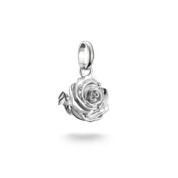 Thomas Sabo Charm-Einhänger »Charm Rose - Connect, CC1263-001-21, CC1263-007-10, CC1263-413-39« silberfarben Charm Rosenblüte – Connect