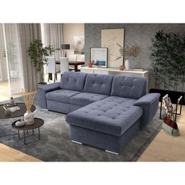 exxpo - sofa fashion Ecksofa &raquo;Derby Inkl. Kopfteilverstellung, wahlw. Bett & Bettkasten, L-Form&laquo; EXTRA an Komfort zum Relaxen, Entspannen und 