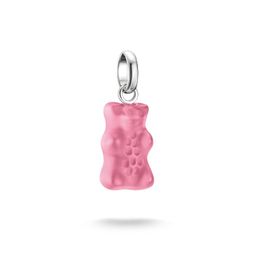 Thomas Sabo Charm-Einhänger »x HARIBO: Charm - Connect« mit Kristallglas silberfarben-pink + pink Thomas Sabo x HARIBO: Charm – Connect