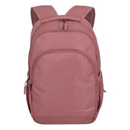 Travelite Laptoprucksack »KICK OFF Rucksack L« Freizeitrucksack Arbeitsrucksack Schulrucksack Reiserucksack Rosé B/H/T: 31 cm x 45 cm x 16 cm...