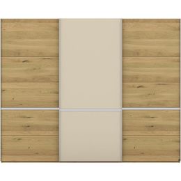 Musterring Schwebet&uuml;renschrank &raquo;Savona, Kleiderschrank, Schrank, Garderobe, mit Schiebet&uuml;ren&laquo; Teilmassiv Bianco-Eiche, mit Spiegel oder Glas, MADE IN GERMANY, 