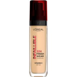 L'ORÉAL PARIS Foundation »Infaillible 32H Fresh Wear Make-up« mit langanhaltender Formel 125 WARM UNDERTONE SOURS- TON DORE Foundation von L'Oréal...