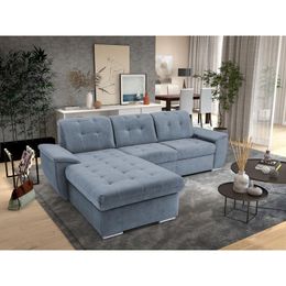 exxpo - SOFA FASHION Ecksofa »Derby Inkl. Kopfteilverstellung, wahlw. Bett & Bettkasten, L-Form« EXTRA an Komfort zum Relaxen, Entspannen und...