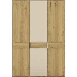 Musterring Dreht&uuml;renschrank &raquo;Savona, Kleiderschrank, Schrank, Garderobe, teilmassiv Eiche&laquo; mit T&uuml;rd&auml;mpfern, mit Spiegel oder Glas, extra B&ouml;den, MADE IN GERMANY, 