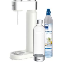 Philips Wassersprudler &raquo;Viva&laquo; & CO2-Zylinder,1L Kunststoff-Flasche wei&szlig; Kunststoff